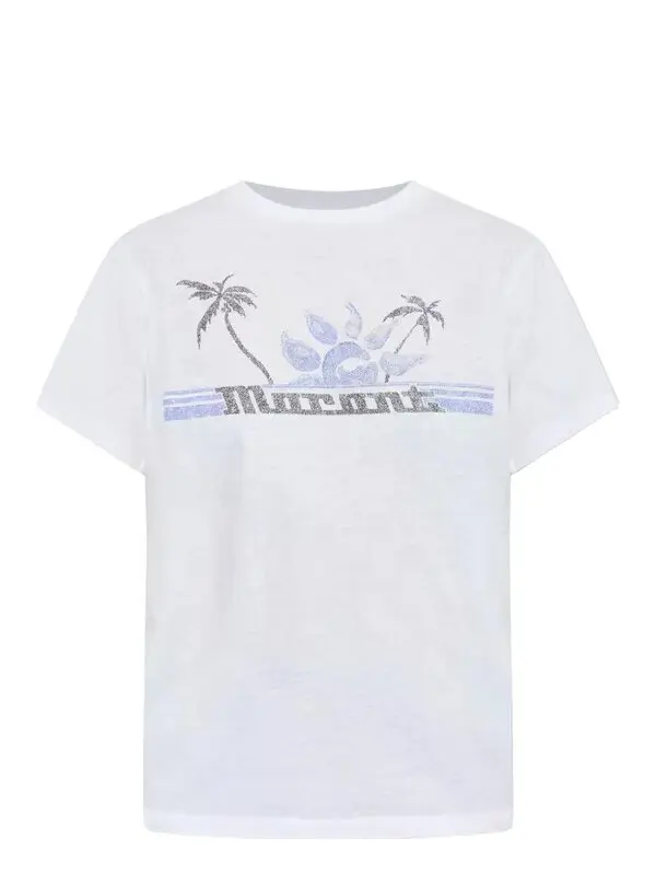 MARANT ETOILE T-shirt Ts0001fa D1n07e - White