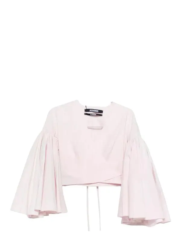Jacquemus Cropped Blouse - Pink