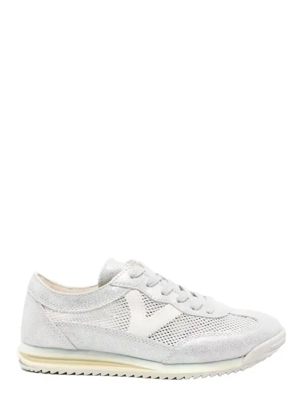 Victoria Beckham Perforated Leather Sneakers - Grey