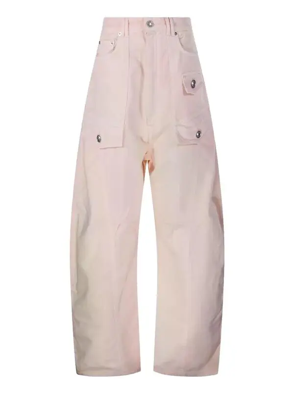 Sportmax Cotton Cargo Jeans - Pink