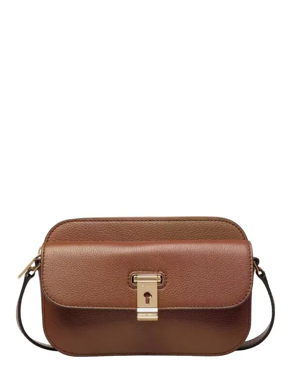 Bally Locke Me Cross Body Bag - Brown
