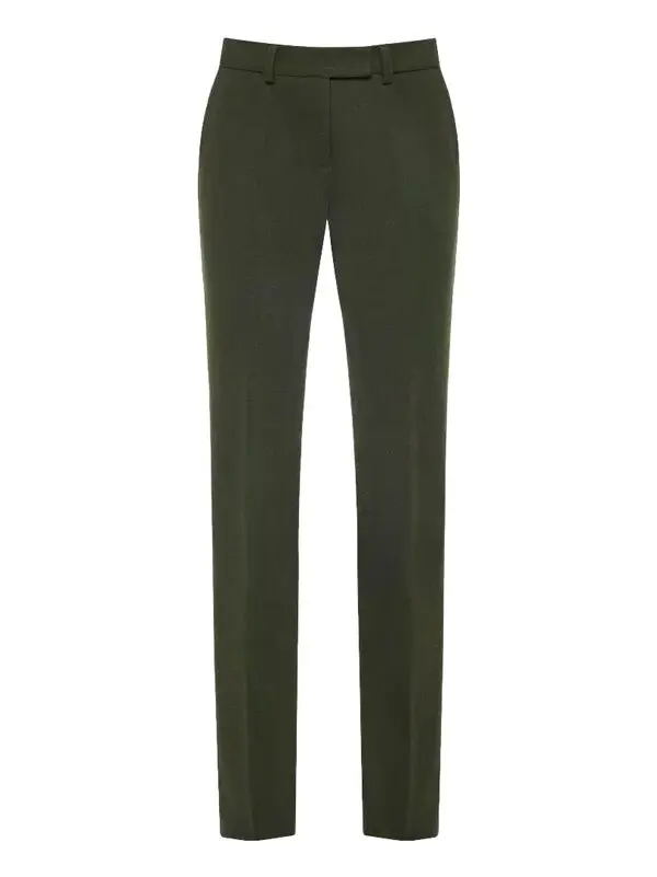 ANOUKI Concealed-fastening Trousers - Green
