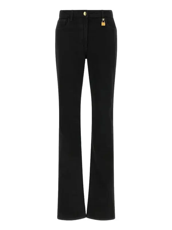 Elisabetta Franchi Padlock-detail Jeans - Black