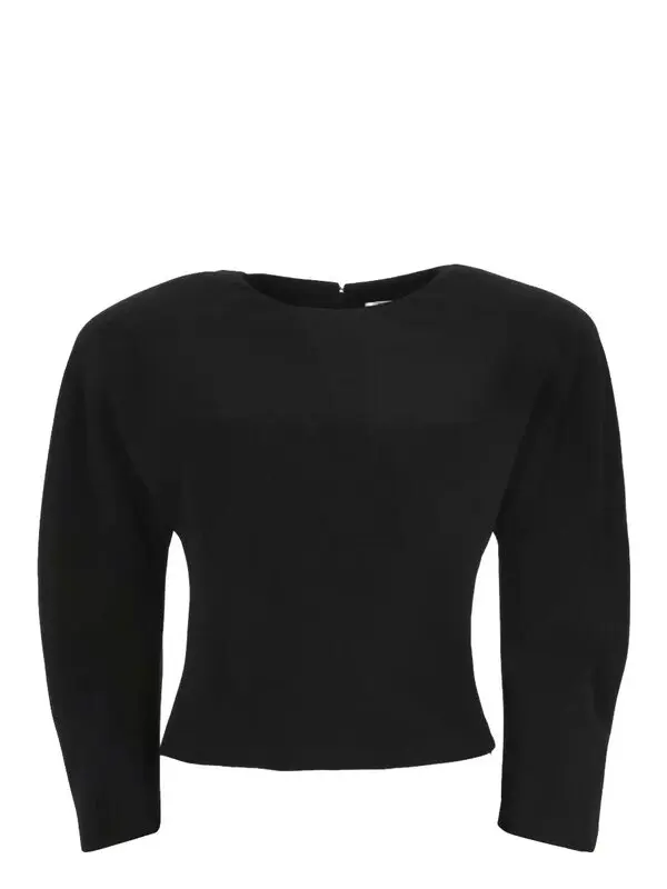 Andamane Long-sleeve Top - Black