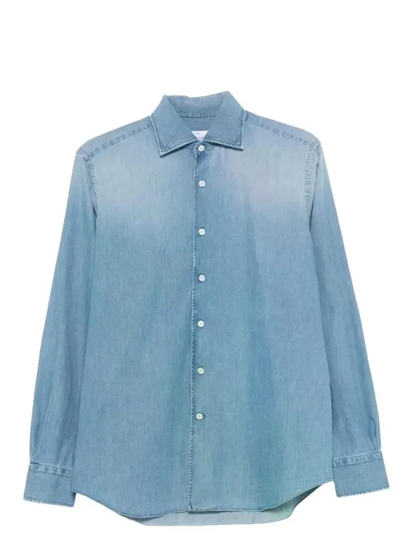 ALESSANDRO GHERARDI Buttoned Denim Shirt - Blue