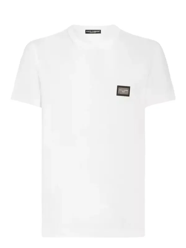 Dolce & Gabbana Logo-plaque T-shirt - White