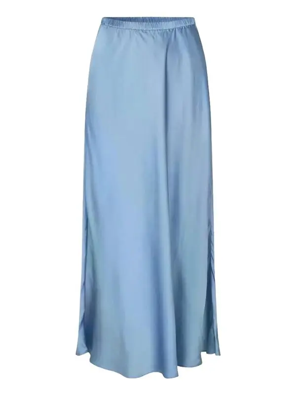 SAMSOE SAMSOE Elasticated Midi Skirt - Blue