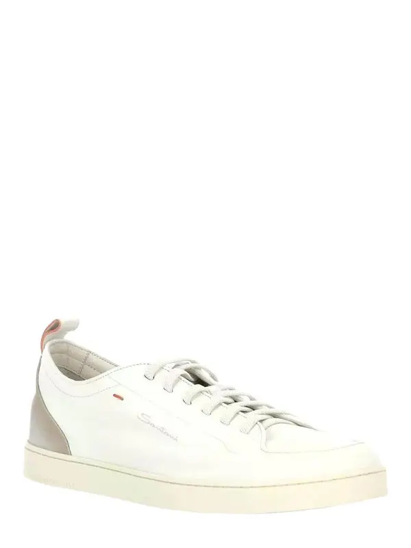 Santoni Low Top Sneakers - White