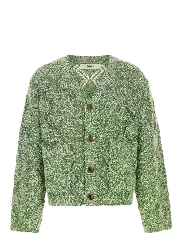 Séfr Abain Cardigan - Green