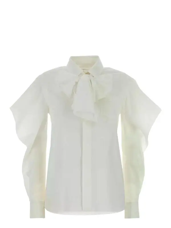 Sacai Ruffled Shirt - White