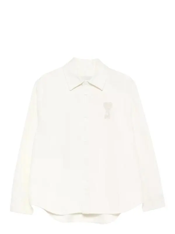Ami Long-sleeve Shirt - Neutrals