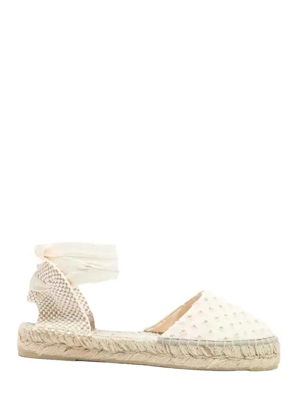 Manebí Yucatán Tie-fastening Espadrilles - Neutrals