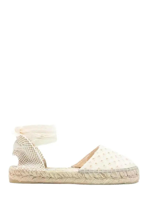 Manebí Yucatán Tie-fastening Espadrilles - Neutrals