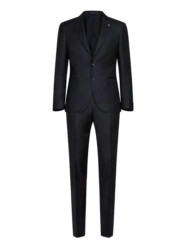 Tagliatore Peak-lapels Two-button Suit - Blue
