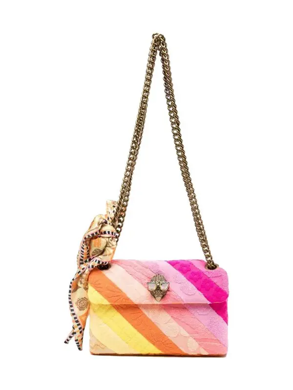 Kurt Geiger Mini Kensington Striped Shoulder Bag - Pink