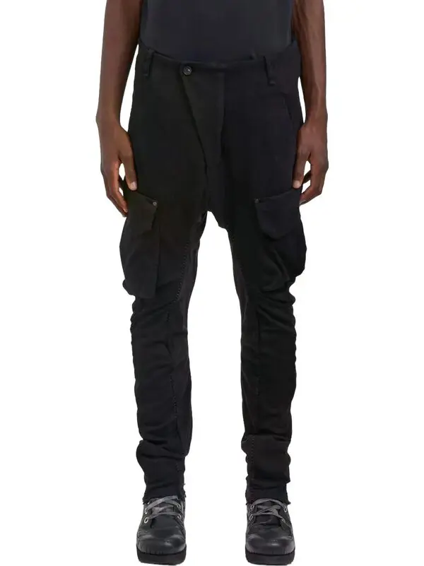 Masnada Wool Cargo Trousers - Black