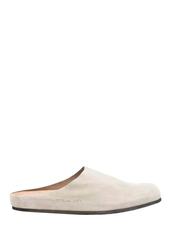 COMMON PROJECTS Suede Clogs - Neutrals