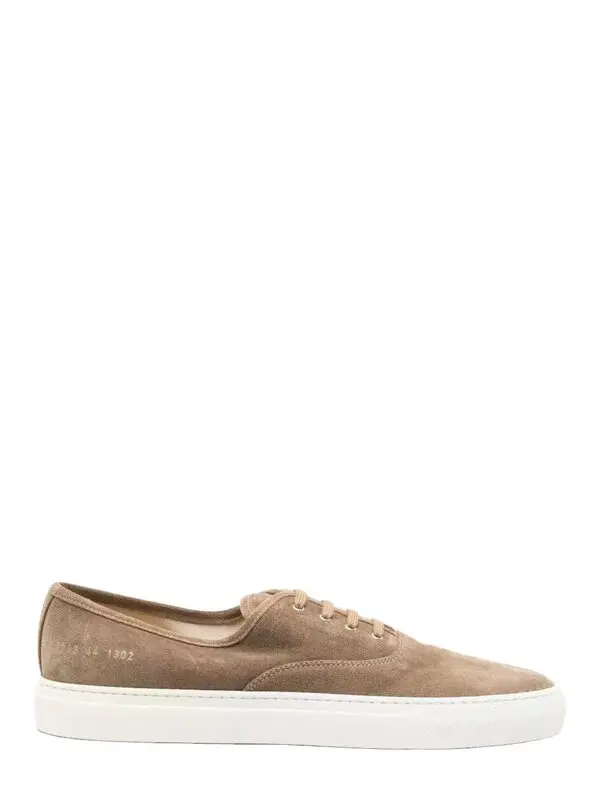 COMMON PROJECTS Four Hole Suede Sneakers - Brown