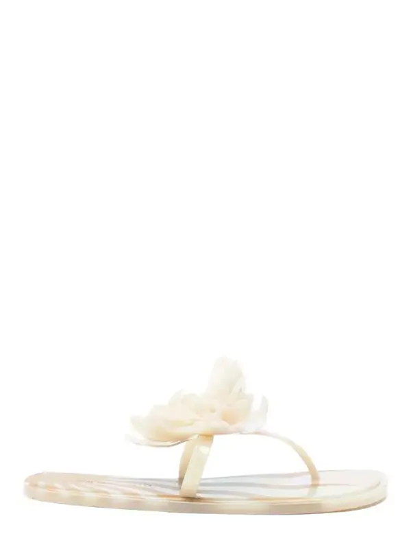 Farm Rio Flower Thong Sandals - White