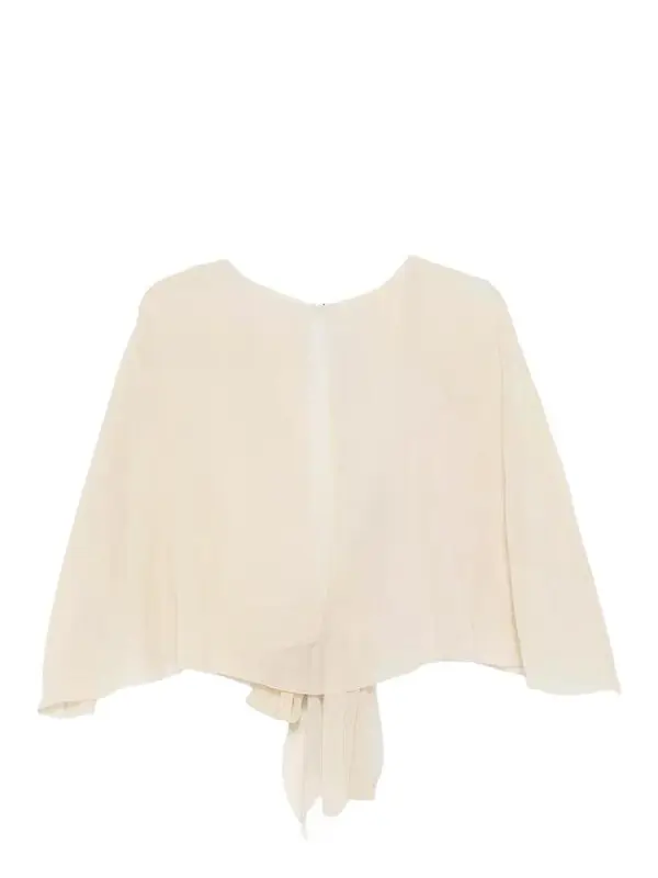Antonelli Firenze Tie-knot Cape - Neutrals
