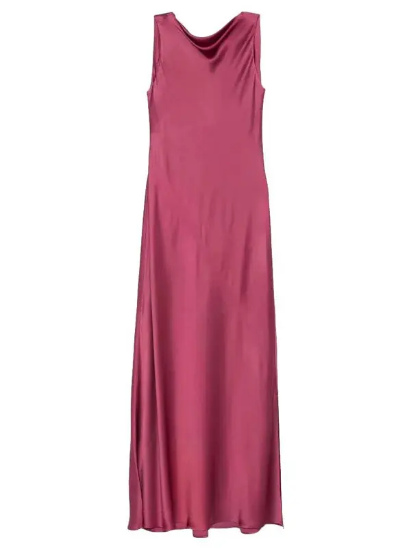 Antonelli Firenze Mara Cowl-neck Maxi Dress - Pink