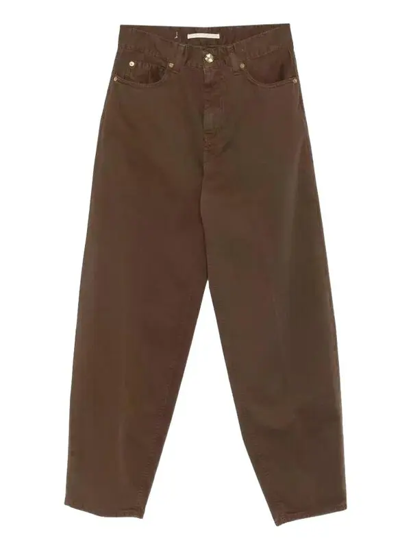 BRIGLIA 1949 Belt-loops Trousers - Brown