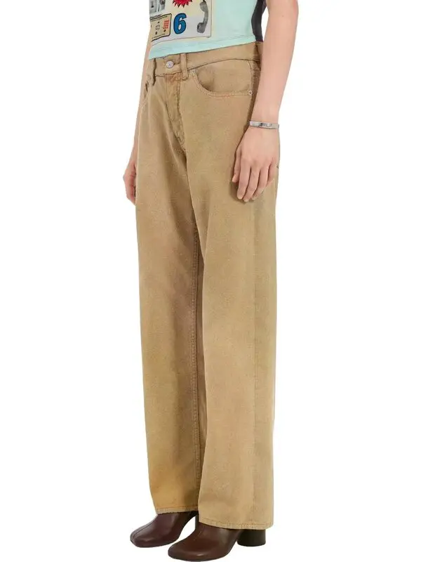 MAISON MARGIELA Straight Cotton Jeans - Neutrals