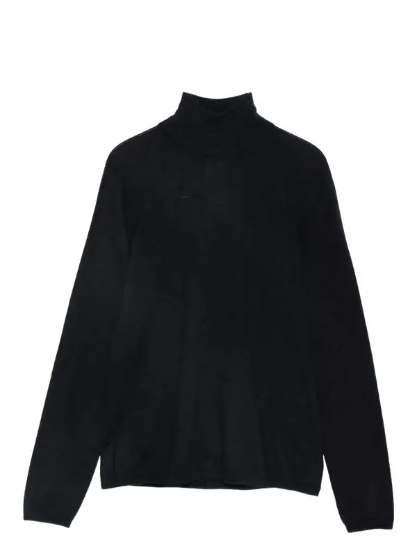 Max Mara High-neck Cashmere Sweater - Black