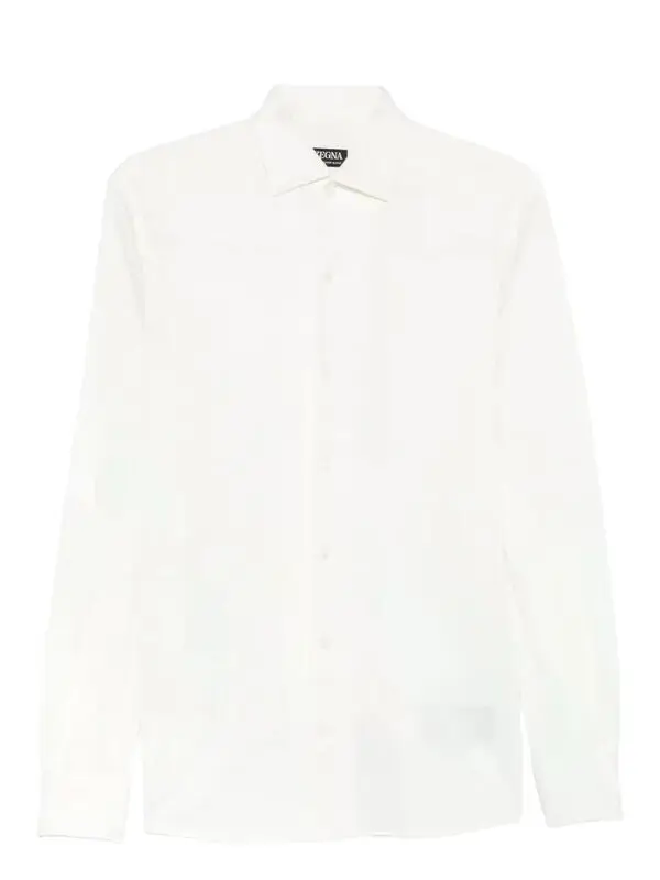 Zegna Long-sleeved Shirt - White