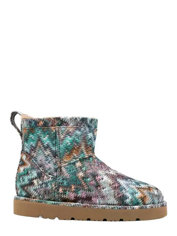 Missoni Patterned Boots - Blue