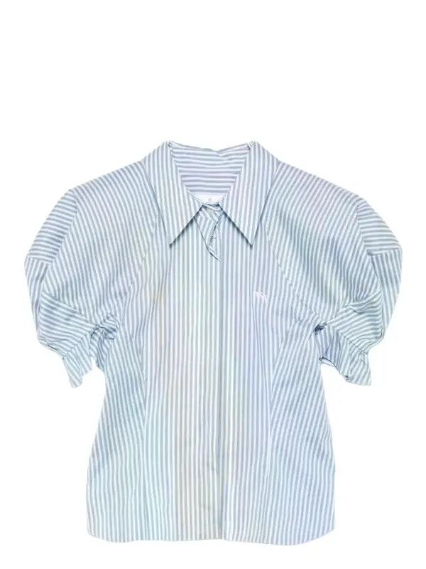 VIVIENNE WESTWOOD Striped Short-sleeved Shirt - Blue