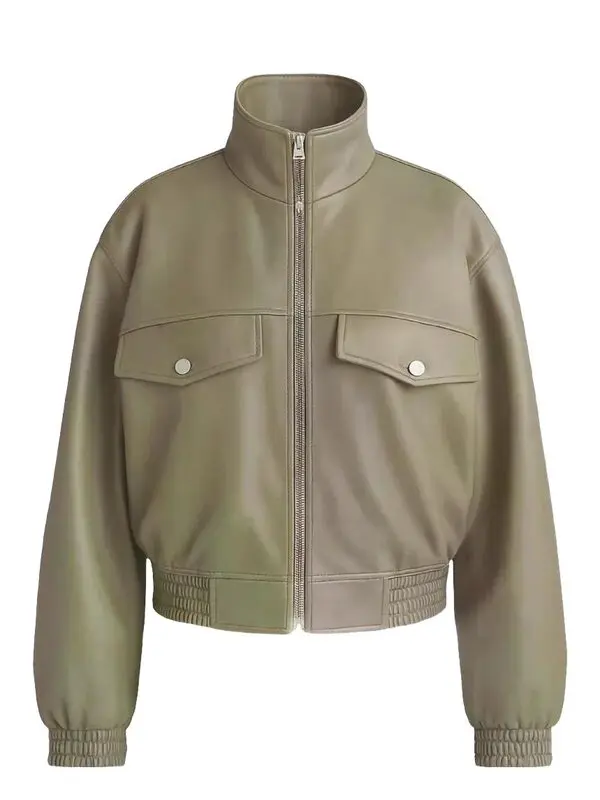 THE FRANKIE SHOP Zip Pocket Jacket - Green