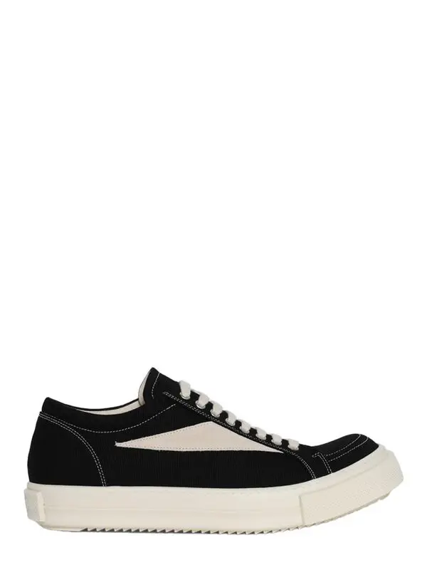 Rick Owens Temple Vintage Denim Sneakers - Black