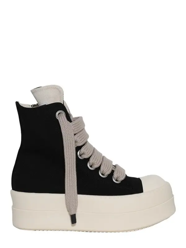 Rick Owens Temple Mega Bumper Jumbolace Sneakers - Black