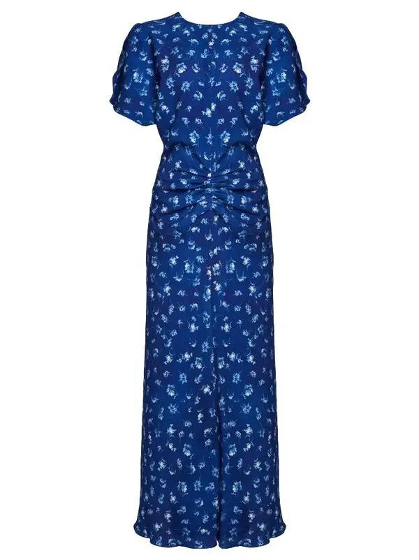 Victoria Beckham Bela Midi Dress - Blue