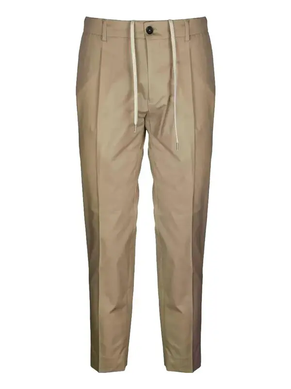 BE ABLE Button Drawstring Trousers - Neutrals