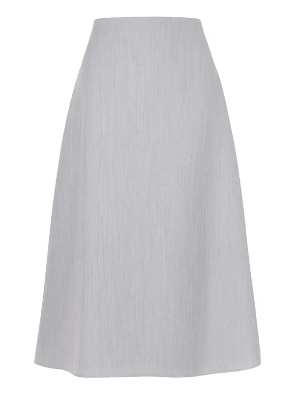TWP Wool Midi Skirt - Blue