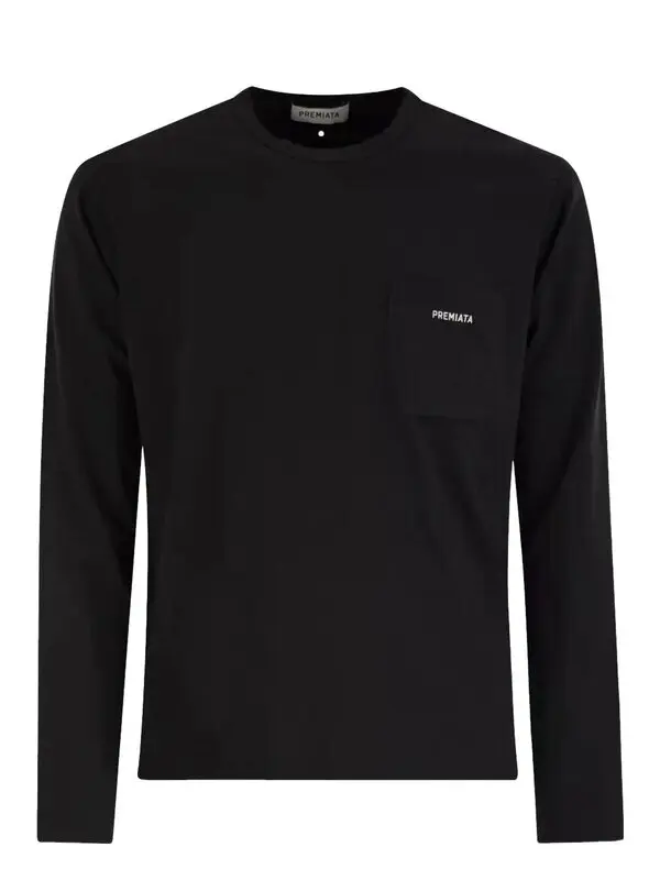 Premiata Long-sleeve Cotton T-shirt - Black