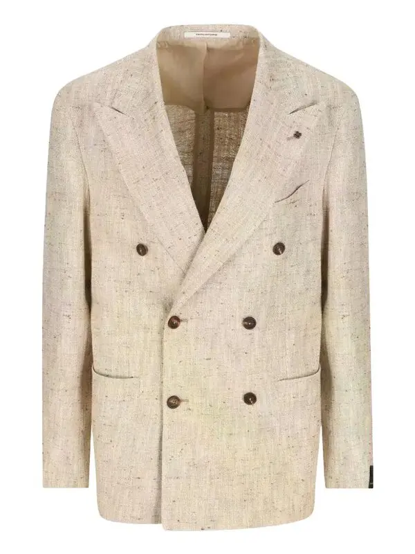Tagliatore Double-breasted Flap-pocket Blazer - Neutrals