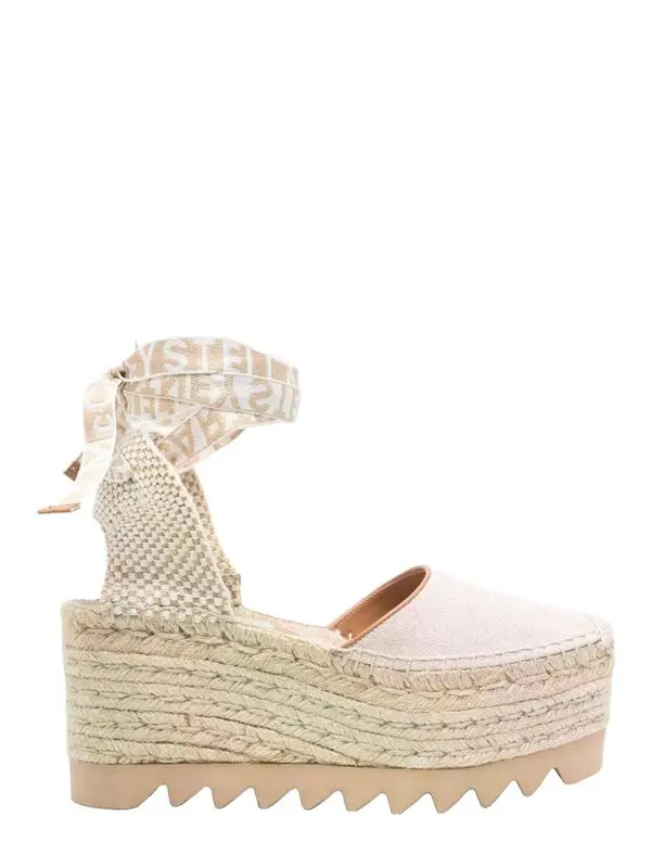 Stella McCartney Gaia Platform Espadrilles - Neutrals