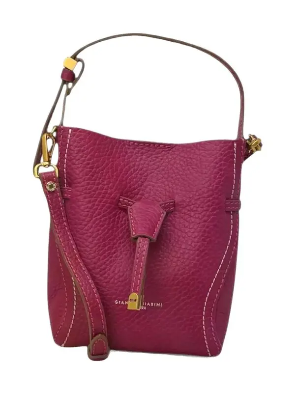 GIANNI CHIARINI Sienna Drawstring Shoulder Bag - Pink