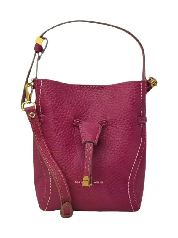 GIANNI CHIARINI Sienna Drawstring Shoulder Bag - Pink