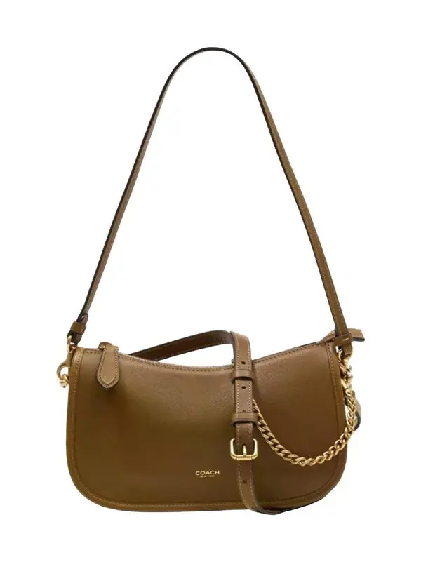 COACH Waverly Leather Shoulder Bag - Green