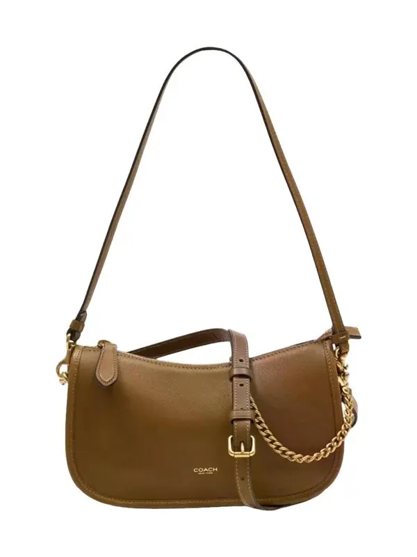 COACH Waverly Leather Shoulder Bag - Green