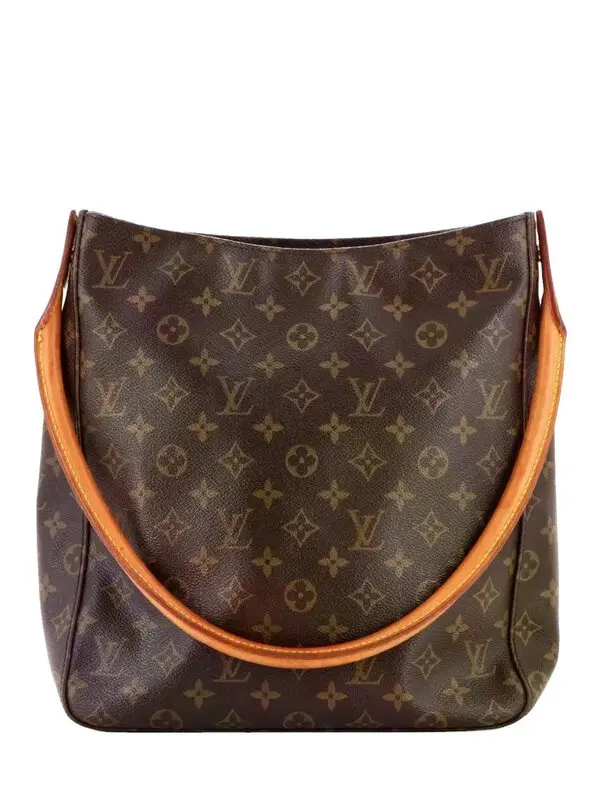 LOUIS VUITTON Looping Gm Monogram Canvas Shoulder Bag - Brown