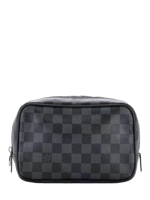 LOUIS VUITTON Damier Graphite Pm Toiletry Pouch - Black