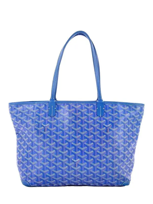 Goyard Artois Coated Canvas Pm Tote Bag - Blue