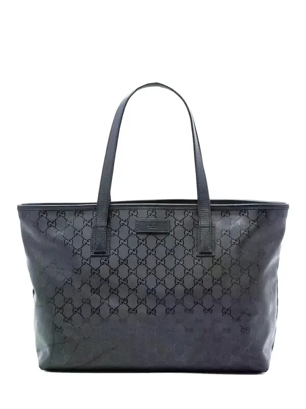 Gucci Medium Gg Imprime Tote Bag - Black