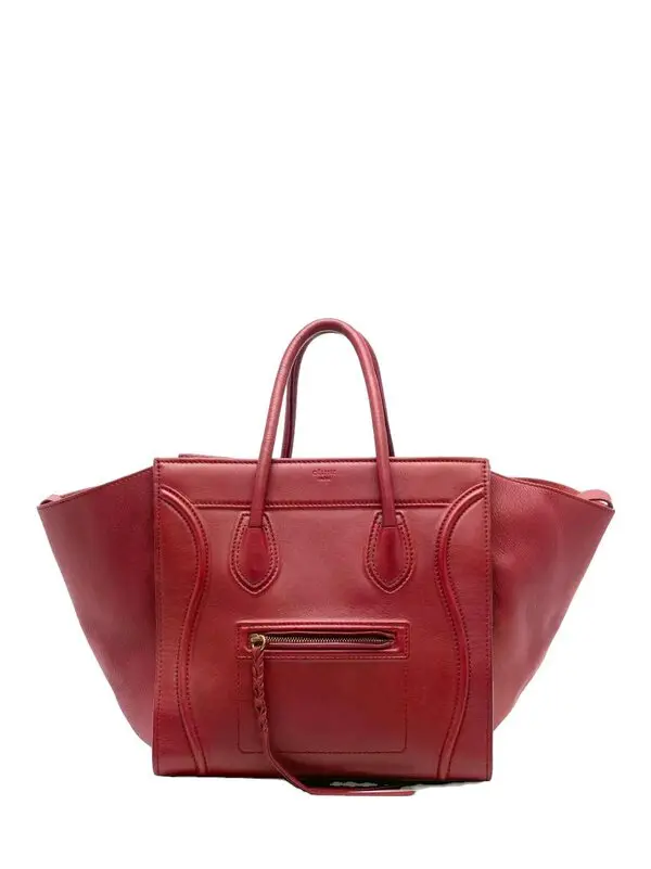 Celine 2013 Medium Phantom Luggage Tote Bag - Red