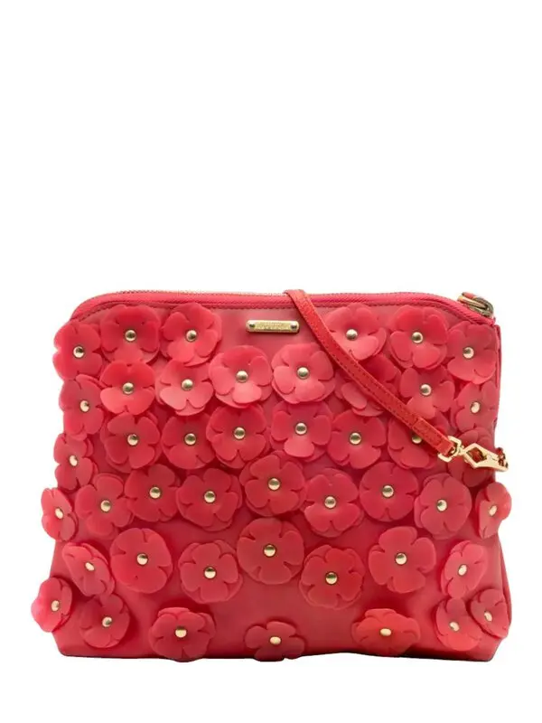 Burberry Prorsum Pvc Petal Crossbody Bag - Red